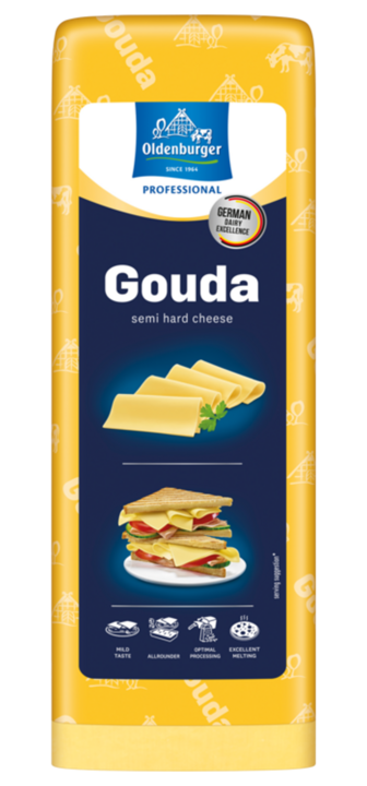 Oldenburger Gouda 48% fat i.d.m., 3kg | SW10034