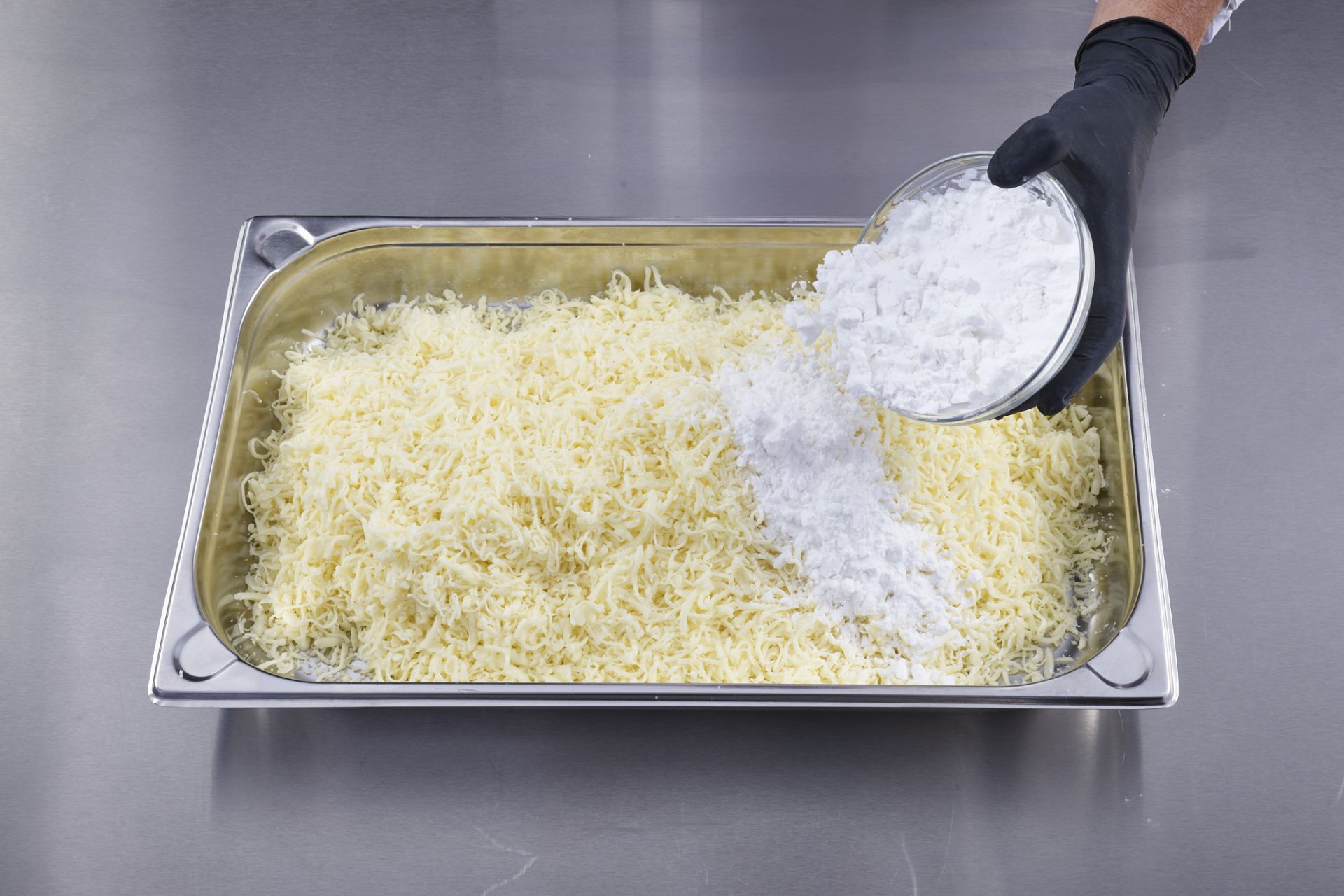 Preparing Grated Cheese for Storage