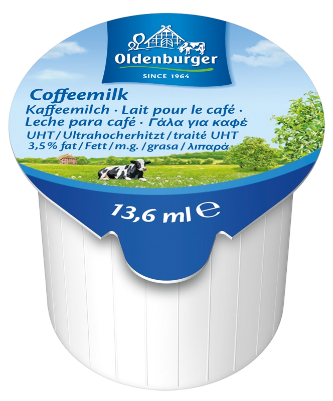 Oldenburger Coffee Milk 3.5% fat, 14g portion | SW10041