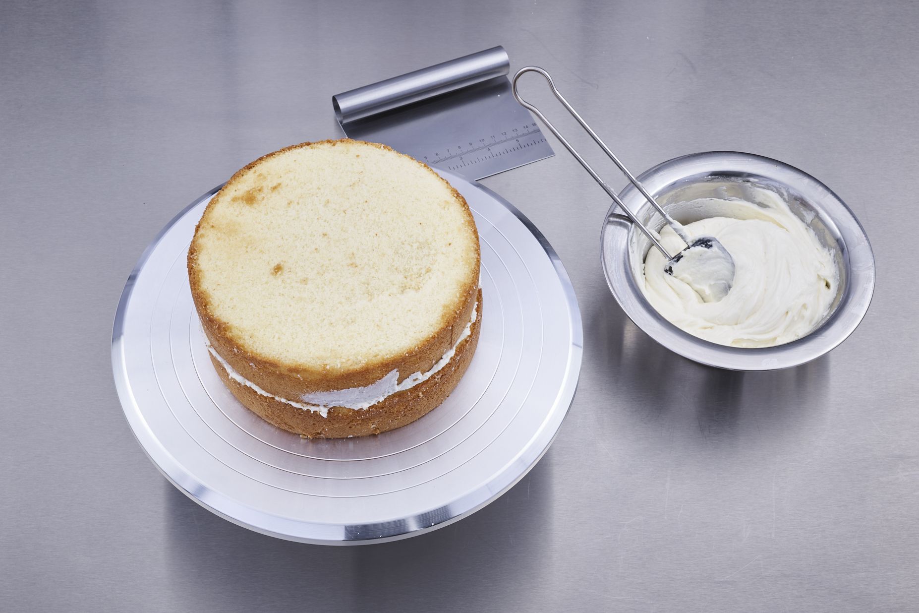 Frosted Cake with American Buttercream