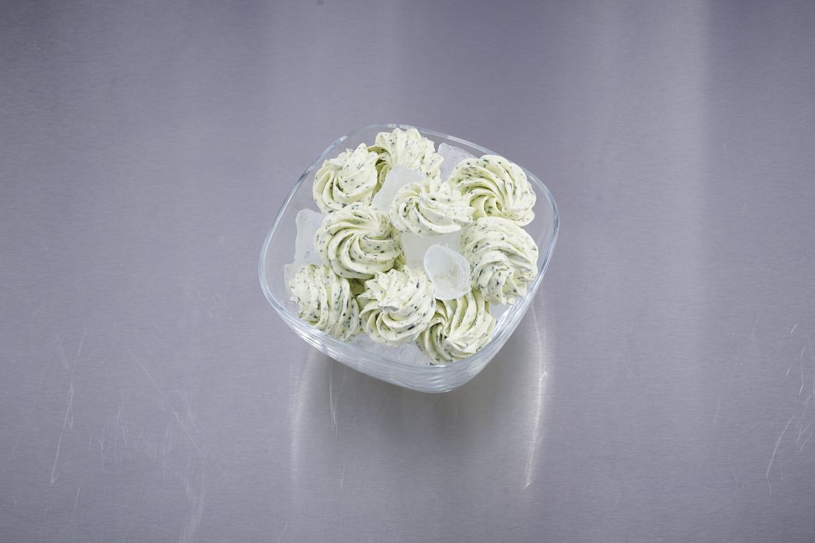 Portioning Butter - Piped Butter