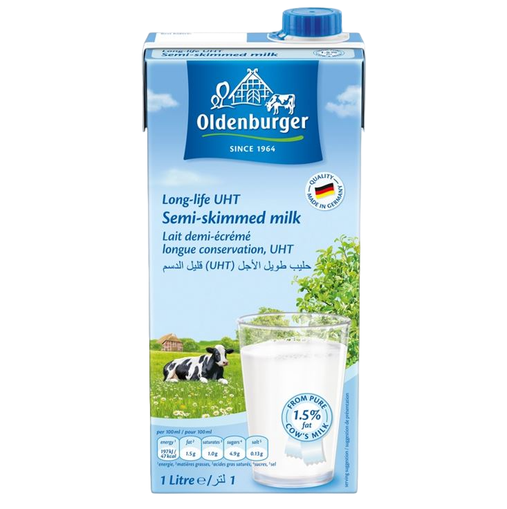 Oldenburger Fullcream Milk 3.5% fat, UHT, 1L | SW10003